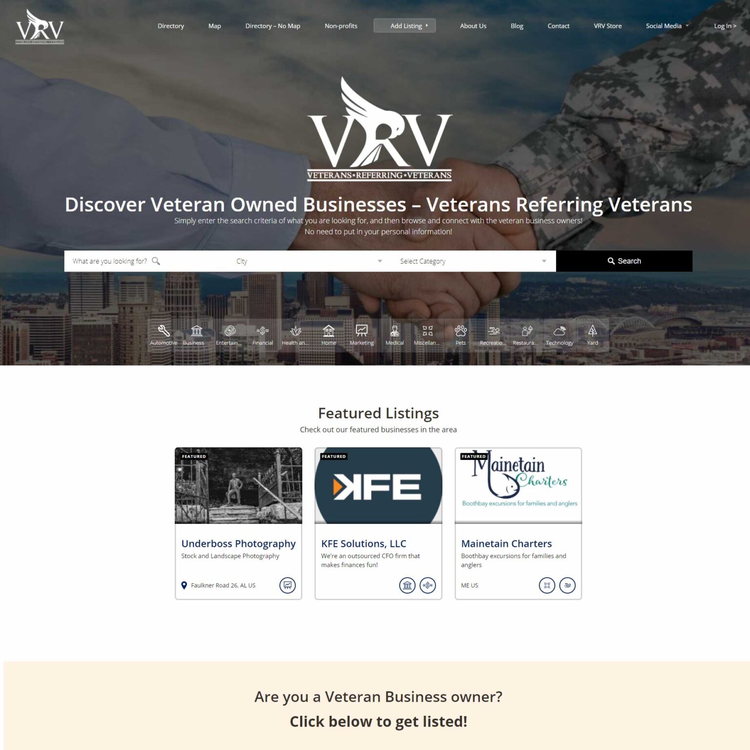 Veterans Referring Veterans Website Design Case Study
